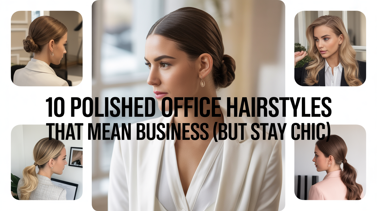 10 Polished Office Hairstyles That Mean Business (But Stay Chic) | Easy ...