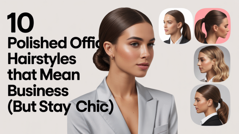 10 Polished Office Hairstyles That Mean Business (But Stay Chic) | Easy ...