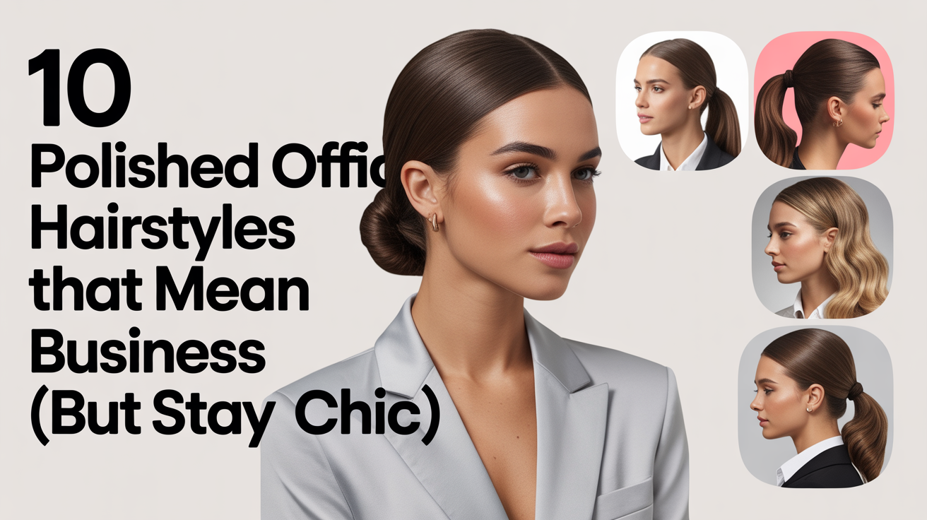 10 Polished Office Hairstyles That Mean Business (But Stay Chic) | Easy ...